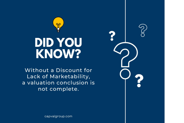 Discounts for Lack of Marketability—What are they and why are they ...